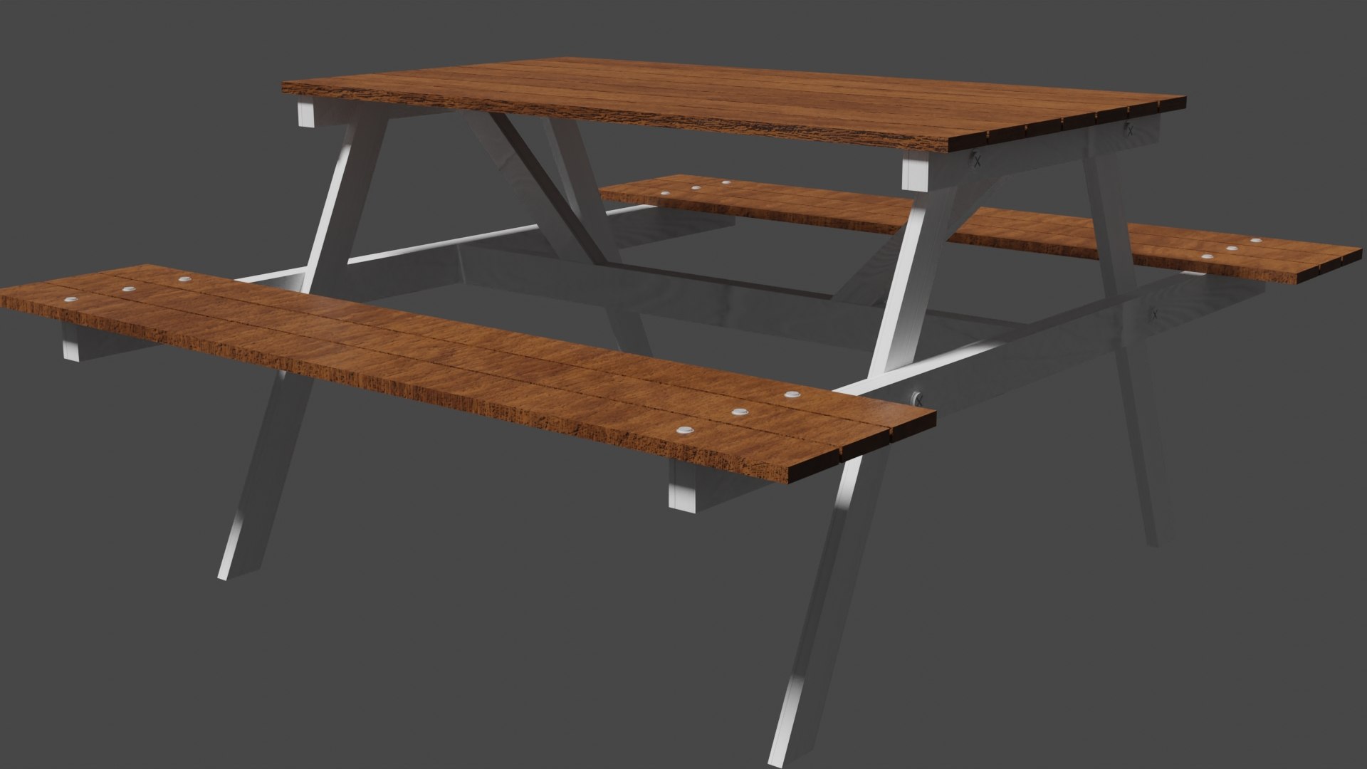 3D Model Picnic Table - TurboSquid 1594182