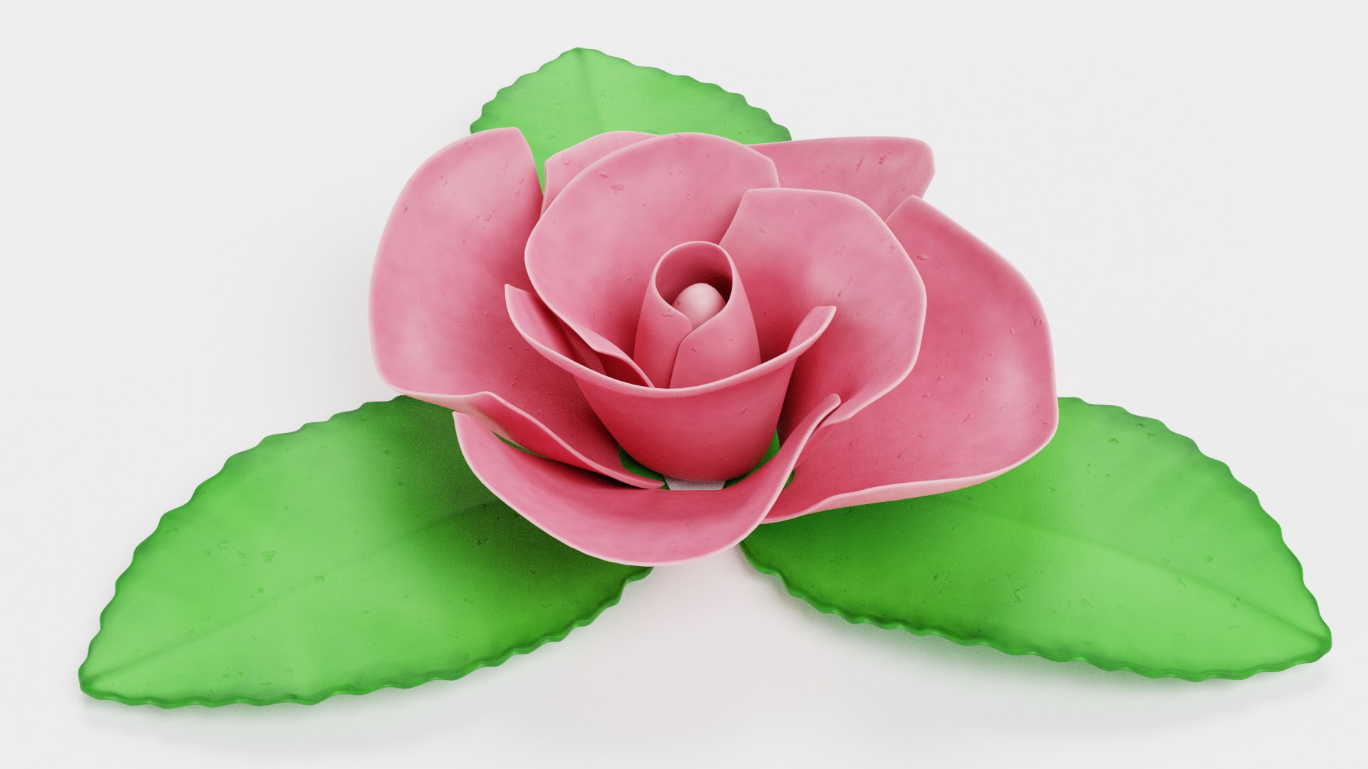 Marzipan Rose 3D Model - TurboSquid 1554525