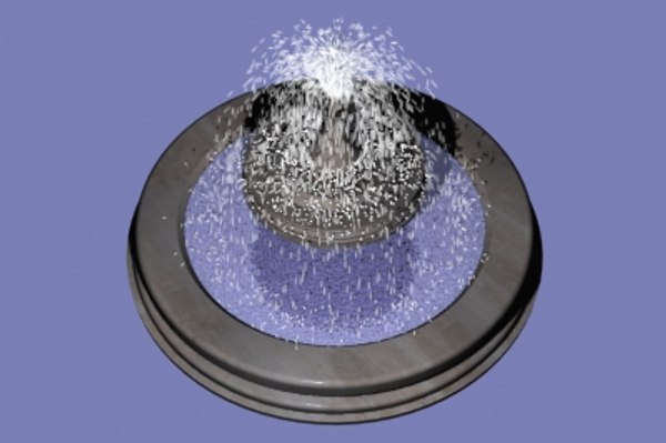 water fountain 3d model