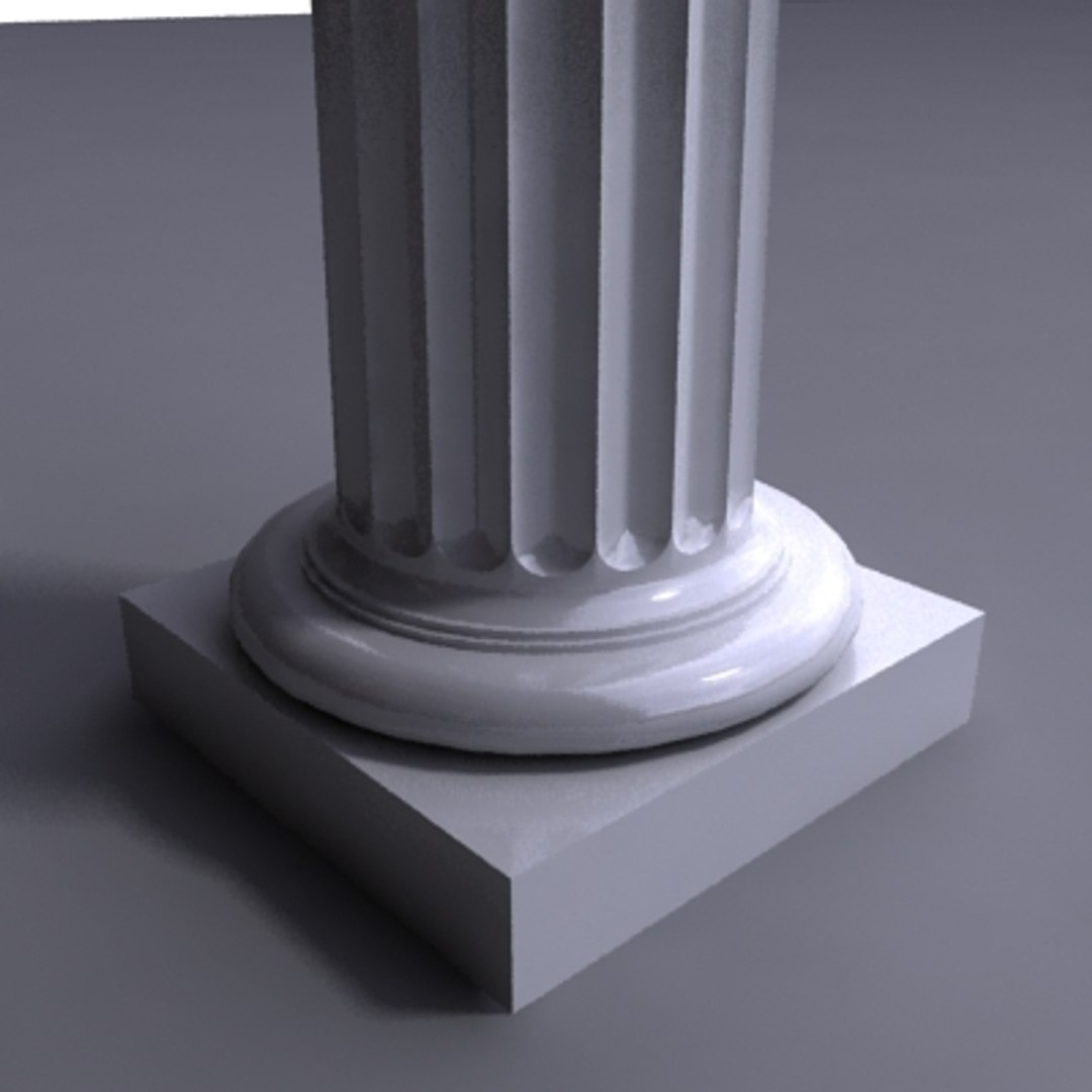 3d Doric Column