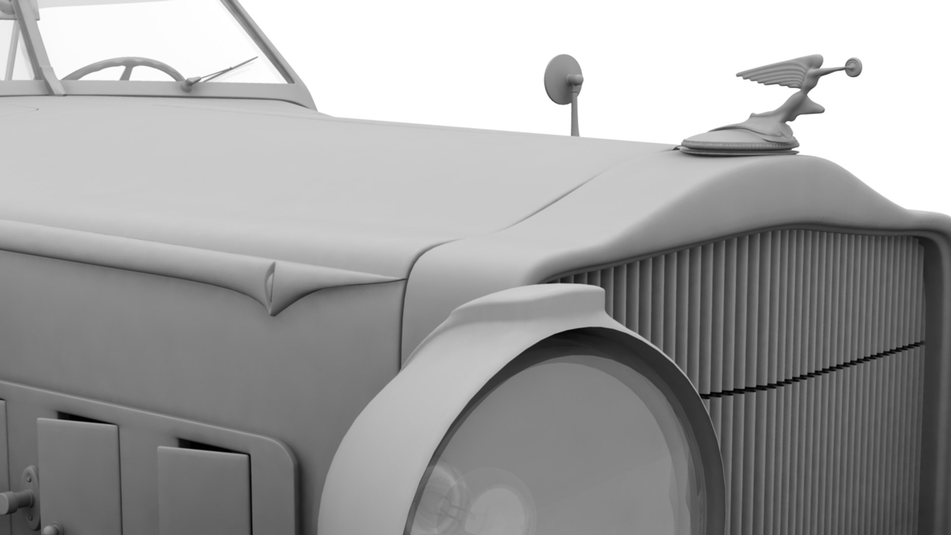 S Car Packard 3d Obj