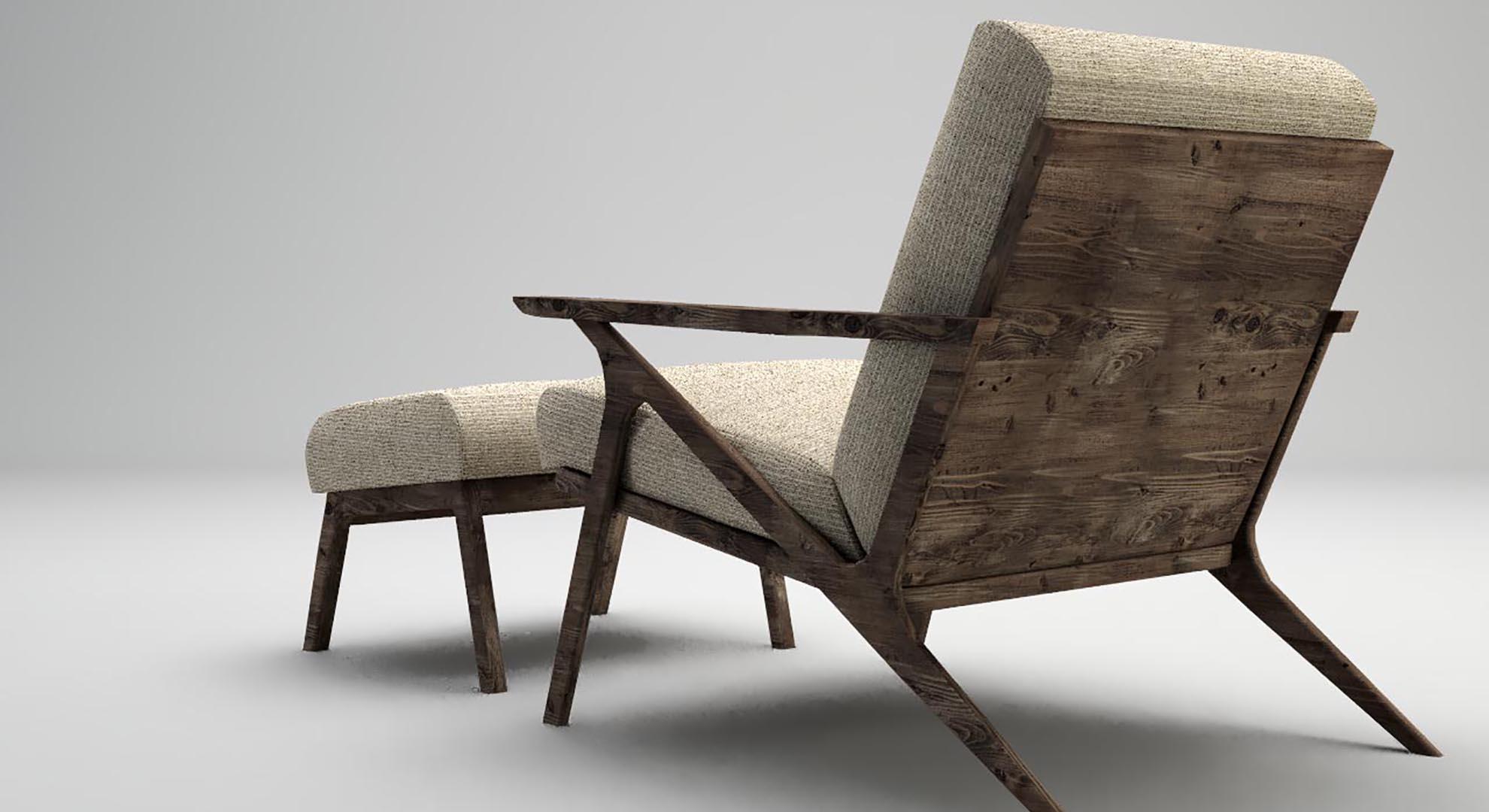 Free armchair chair model - TurboSquid 1698878