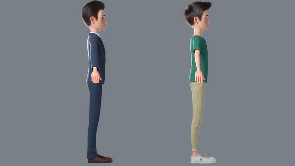 3D Cartoon Man model - TurboSquid 1976618
