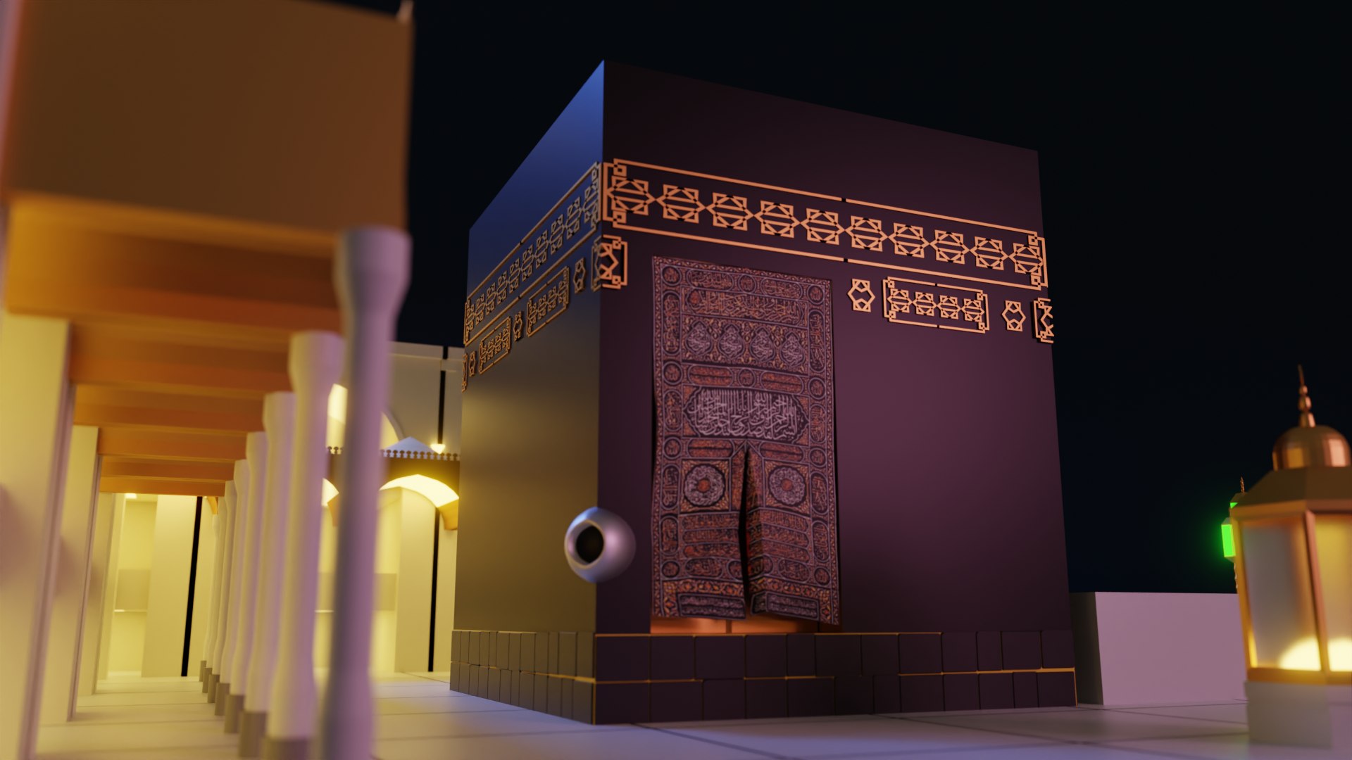 Kaaba Lowpoly Isometric Model - TurboSquid 2110473