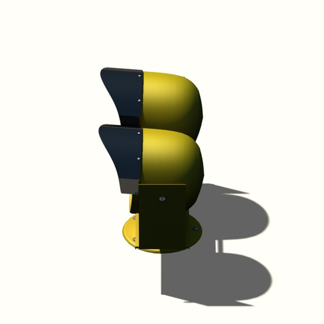 Runway Guard Light 3d Obj