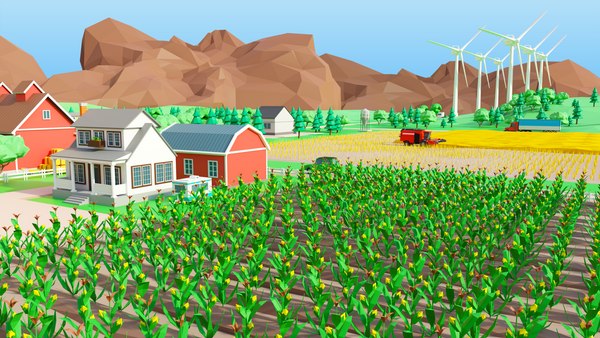 Farm 1 3D model - TurboSquid 1916713