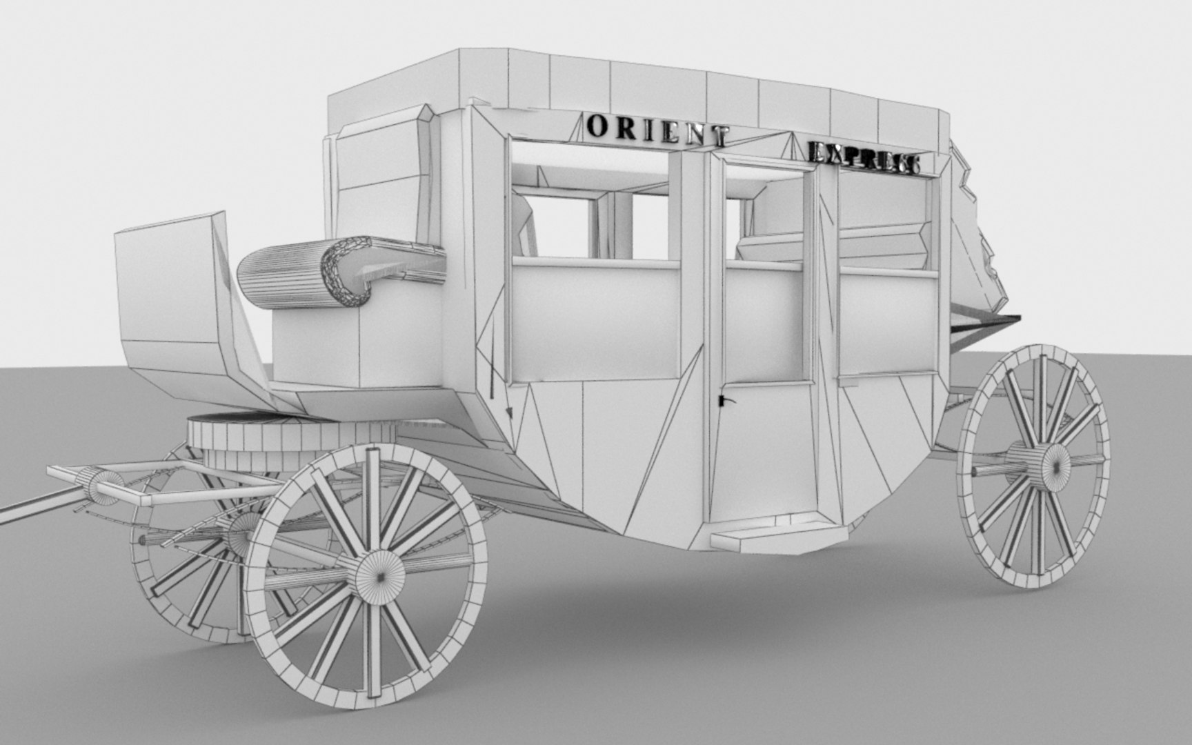 Historical Orient Express 3D Model - TurboSquid 1500208