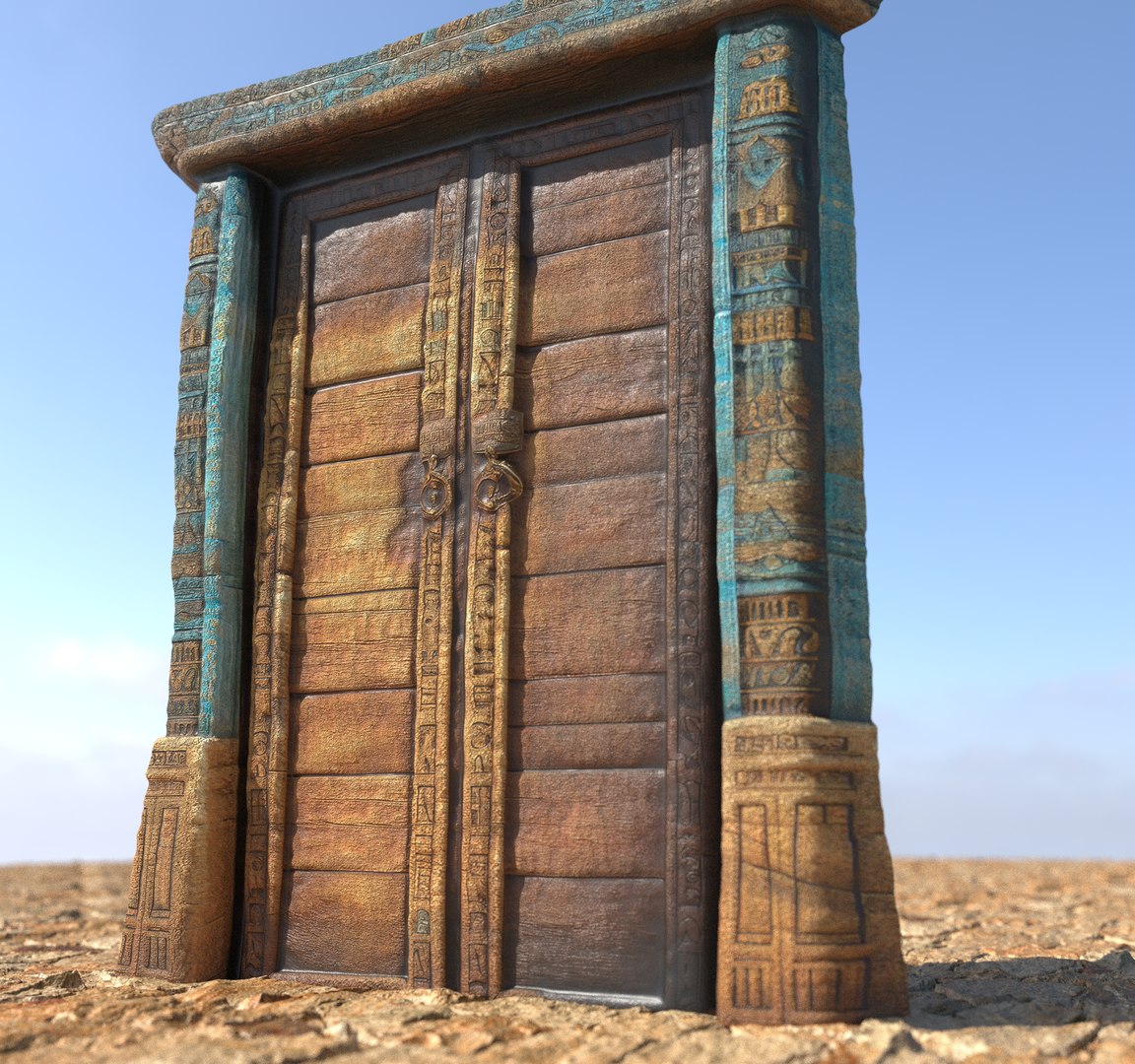 Egyptian Gates Pack 3D Model - TurboSquid 2193008