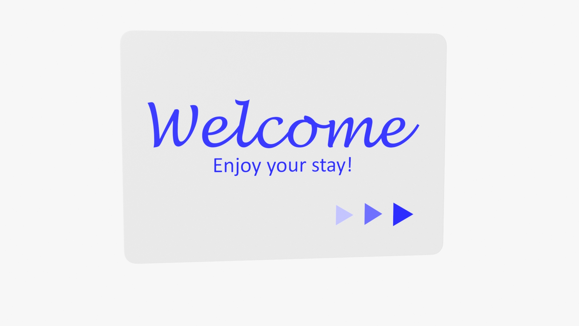 3D Model Hotel Room Card - TurboSquid 1902746