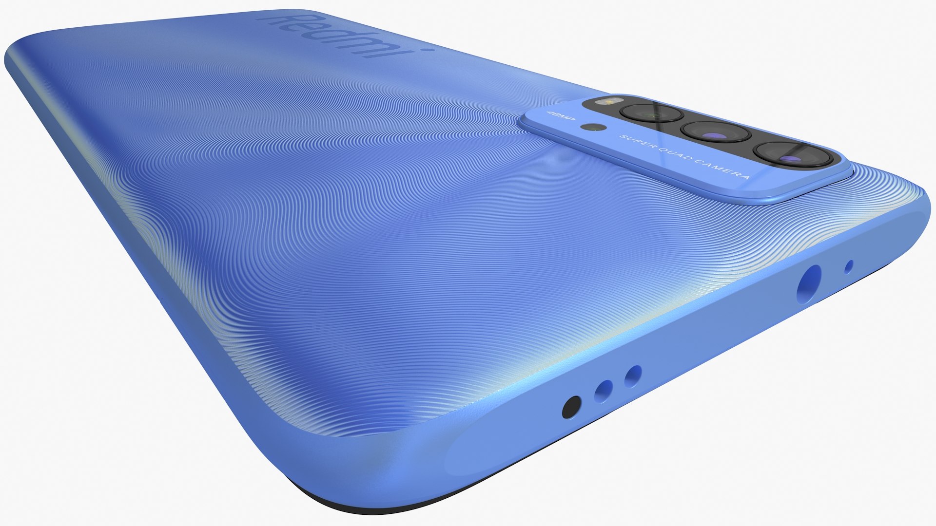 Xiaomi Redmi 9T Blue 3D Model - TurboSquid 1790161