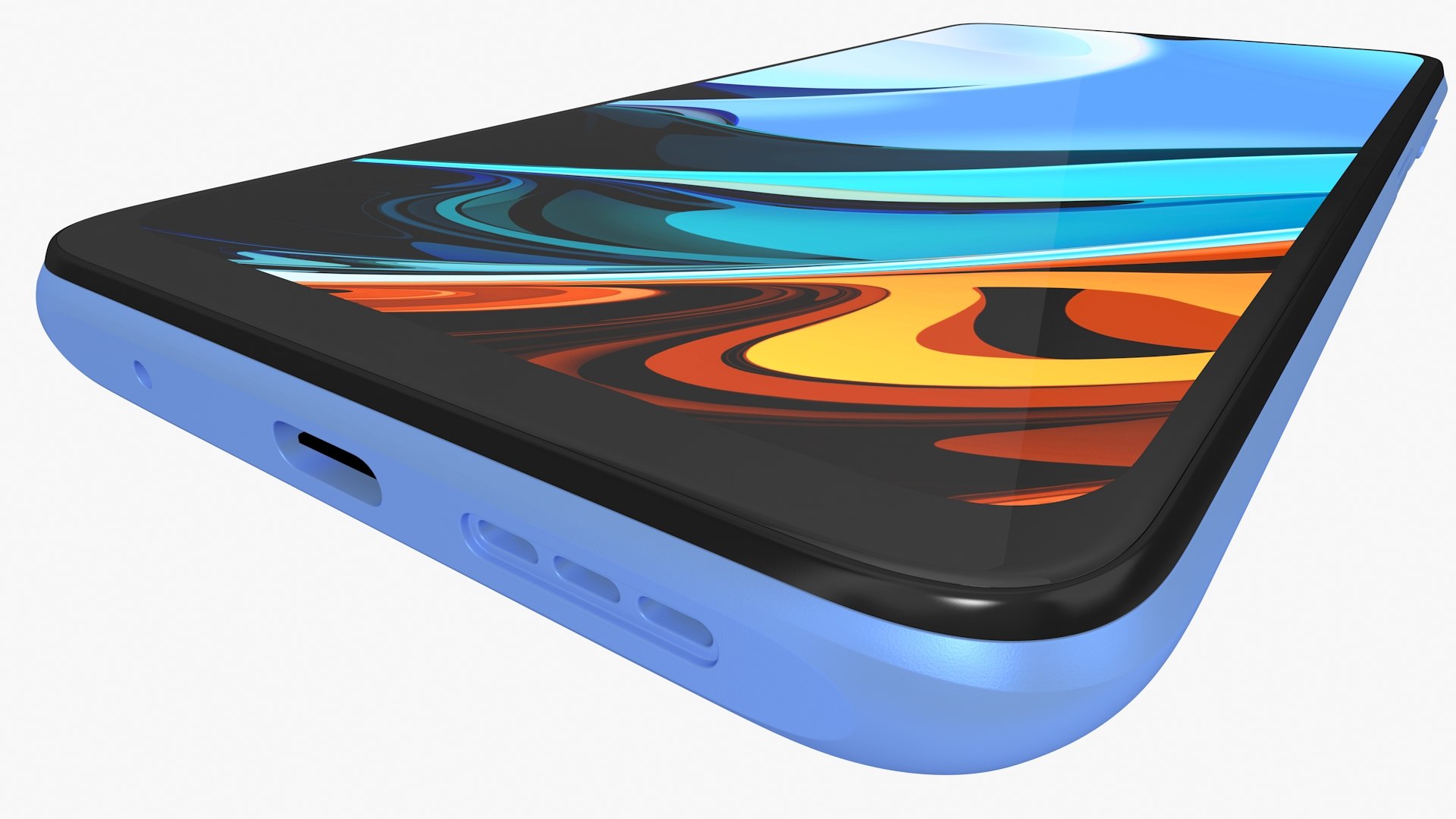 Xiaomi Redmi 9T Blue 3D Model - TurboSquid 1790161