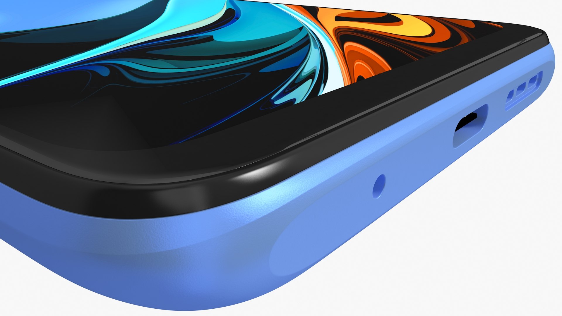 Xiaomi Redmi 9T Blue 3D Model - TurboSquid 1790161