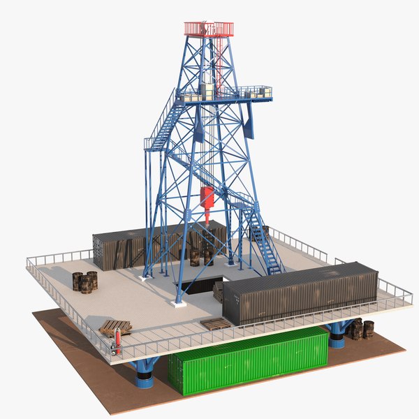 modelo 3d Plataforma terrestre - TurboSquid 2273909