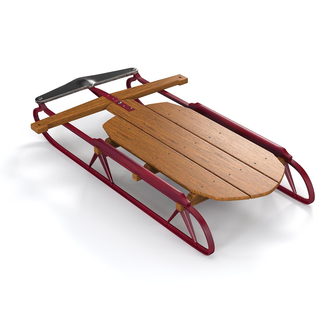 vintage flexible flyer snow 3ds