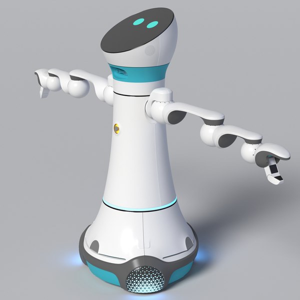 Modular service robot rigged 3D model - TurboSquid 1602903