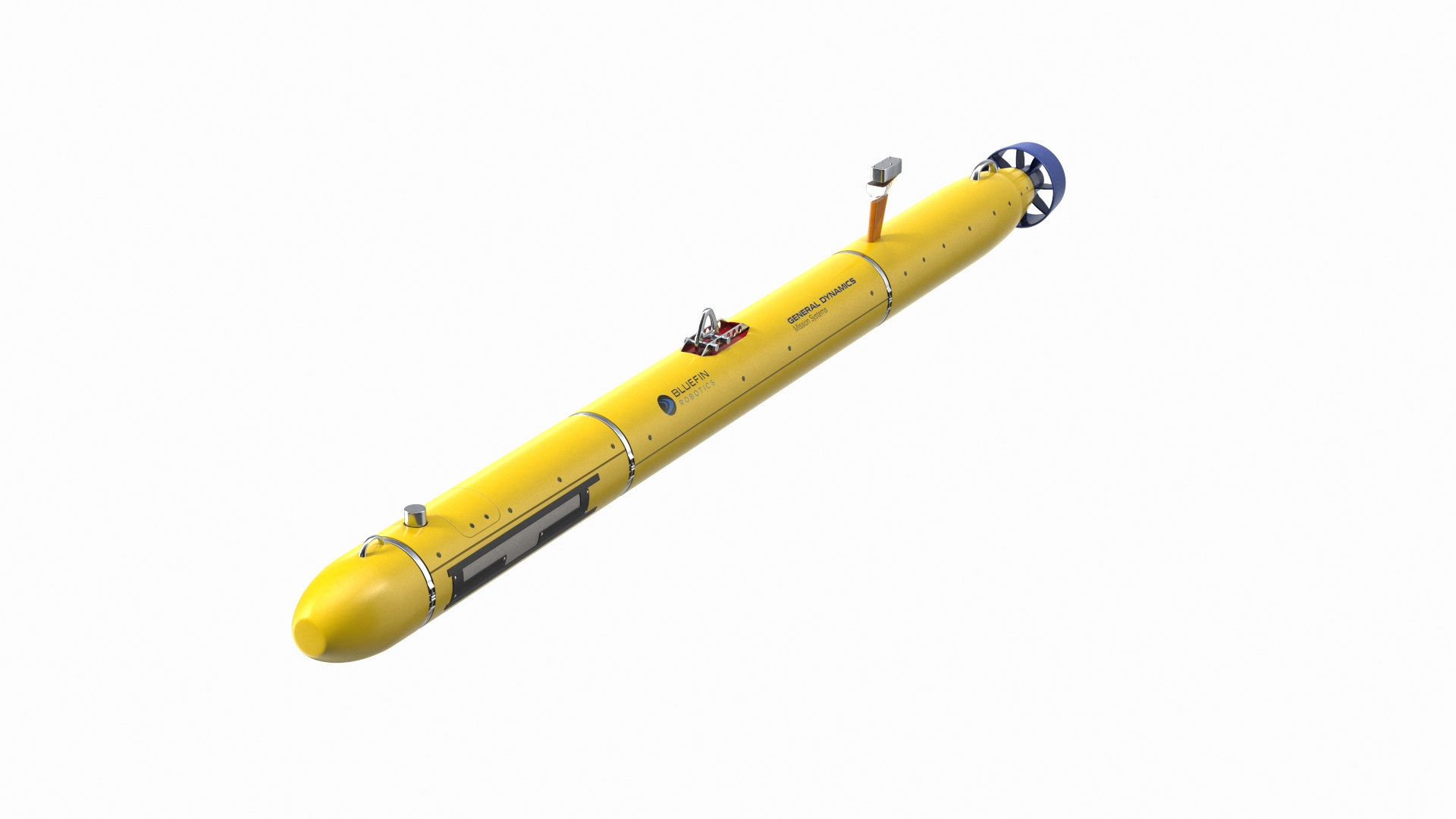Bluefin UUV 3D Model - TurboSquid 1862019