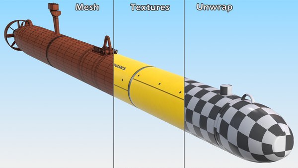 Bluefin UUV 3D model - TurboSquid 1862019