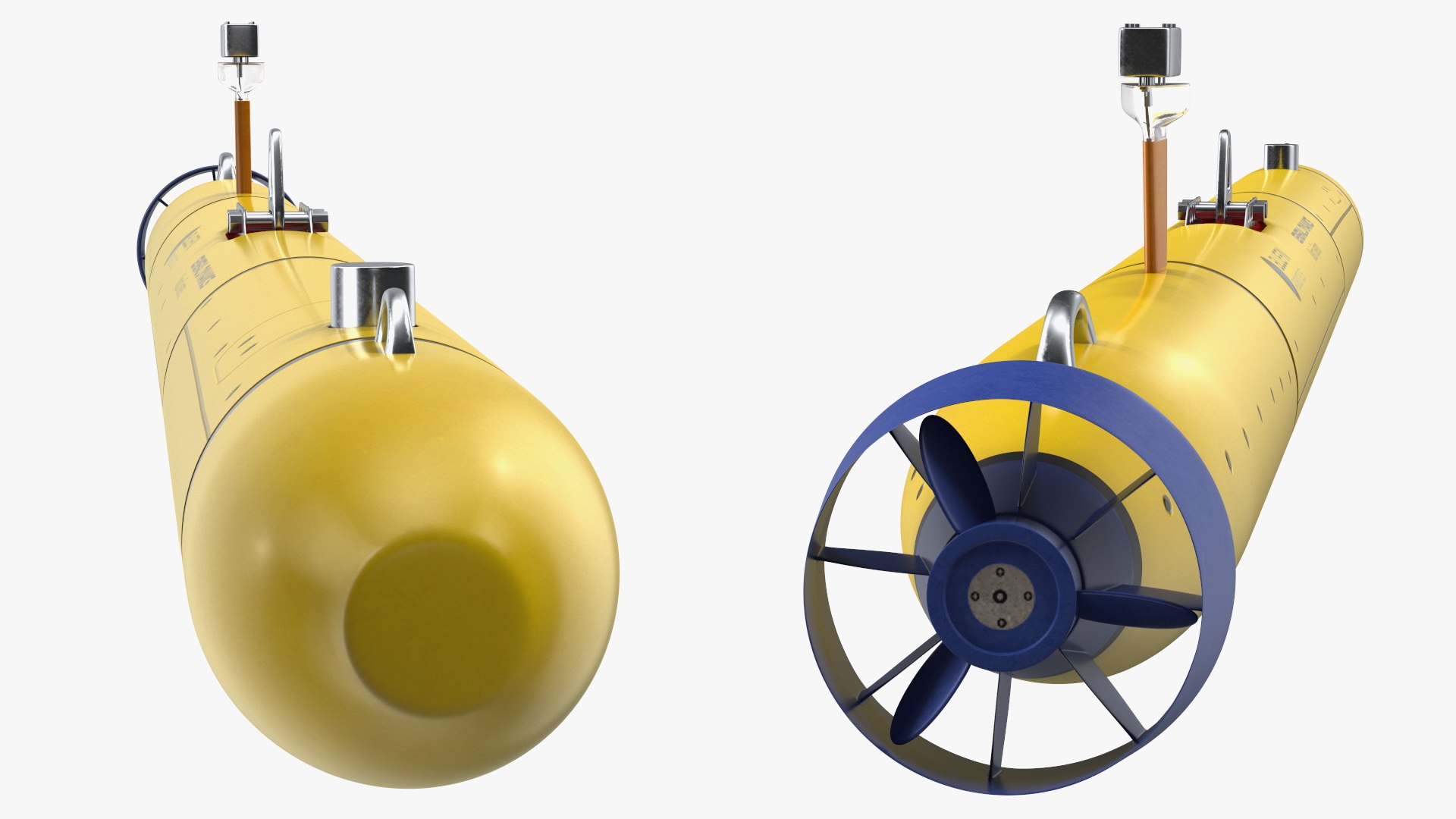 Bluefin UUV 3D Model - TurboSquid 1862019
