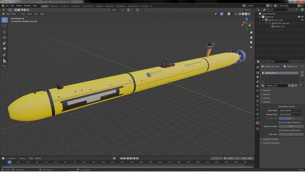 Bluefin UUV 3D model - TurboSquid 1862019