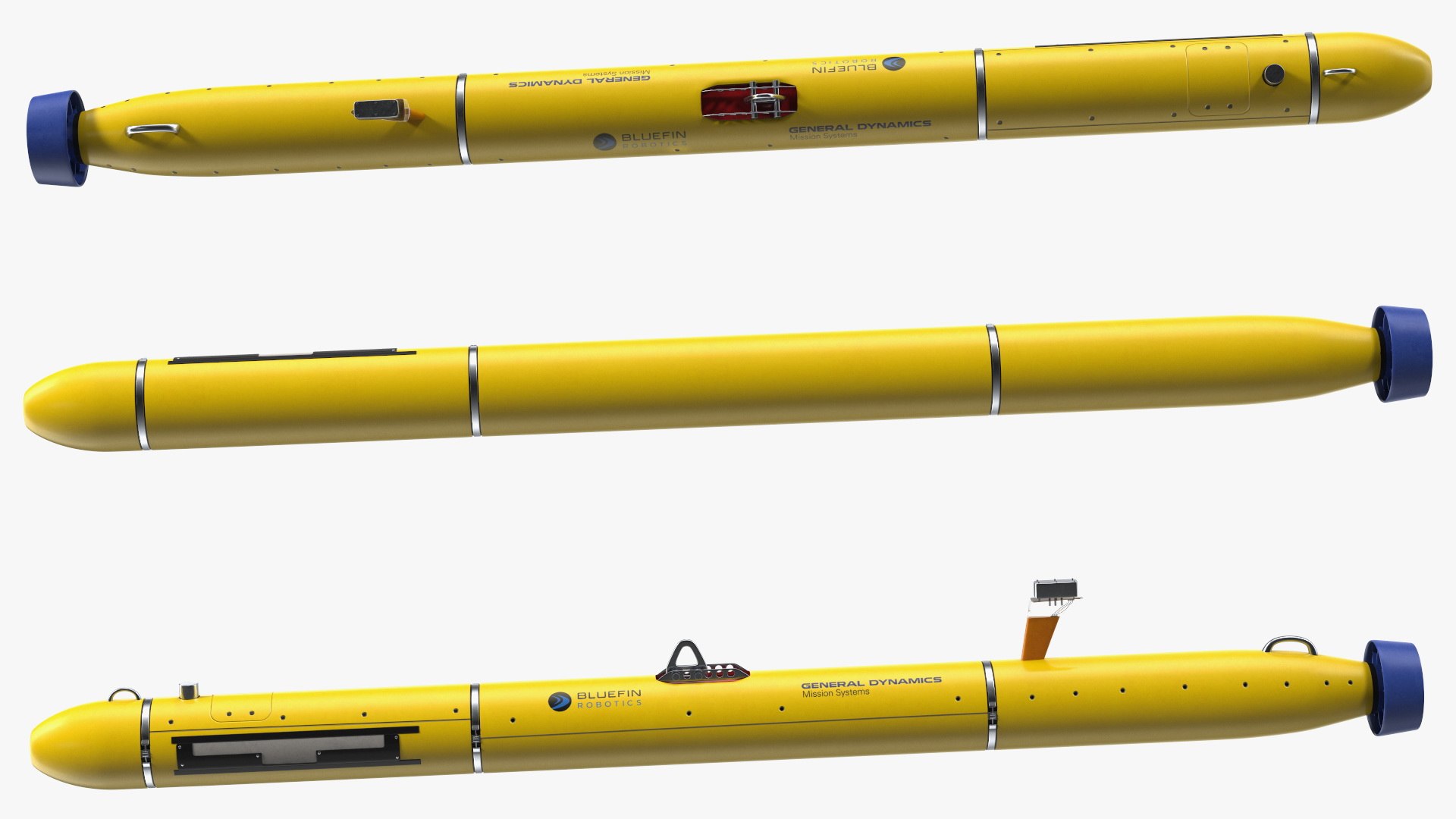 Bluefin UUV 3D Model - TurboSquid 1862019