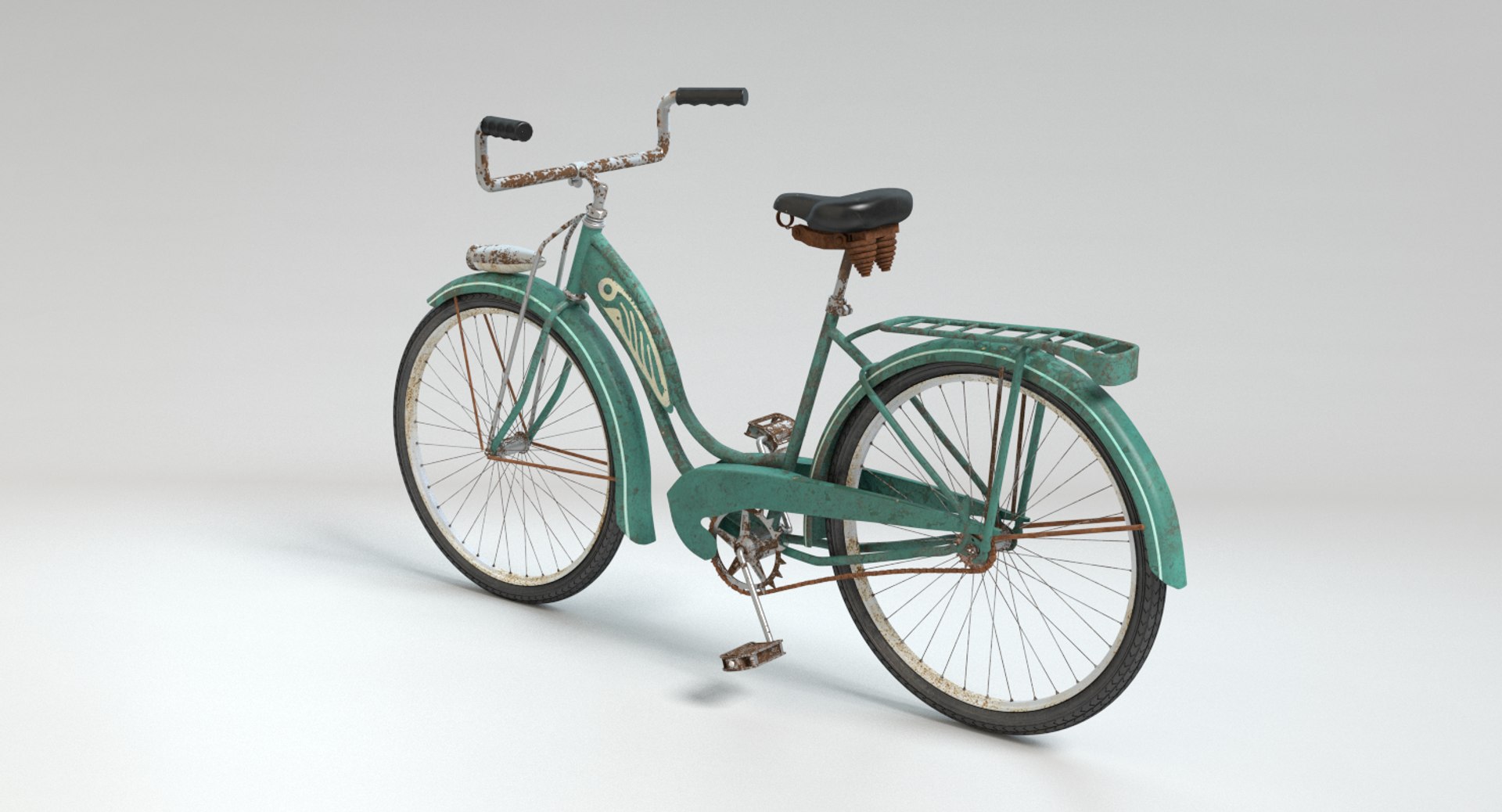 3d Old Bicycle Model