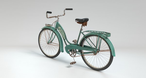 3d old bicycle model