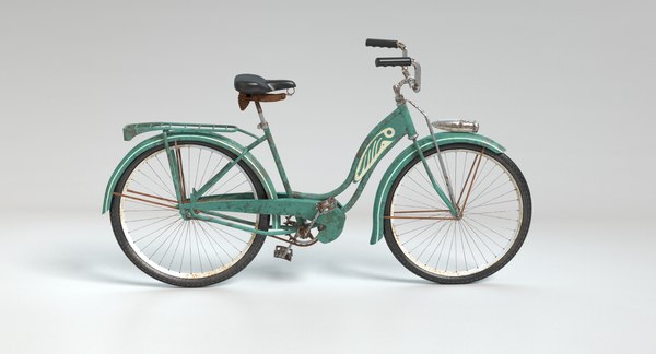 3d old bicycle model