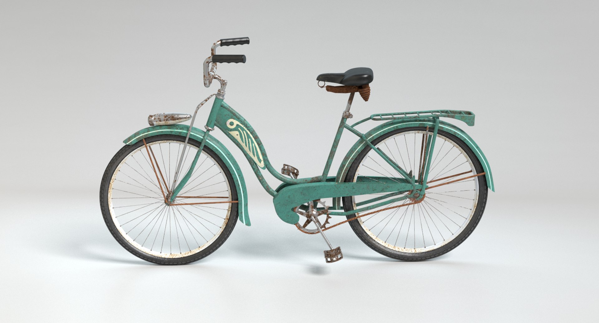 3d Old Bicycle Model
