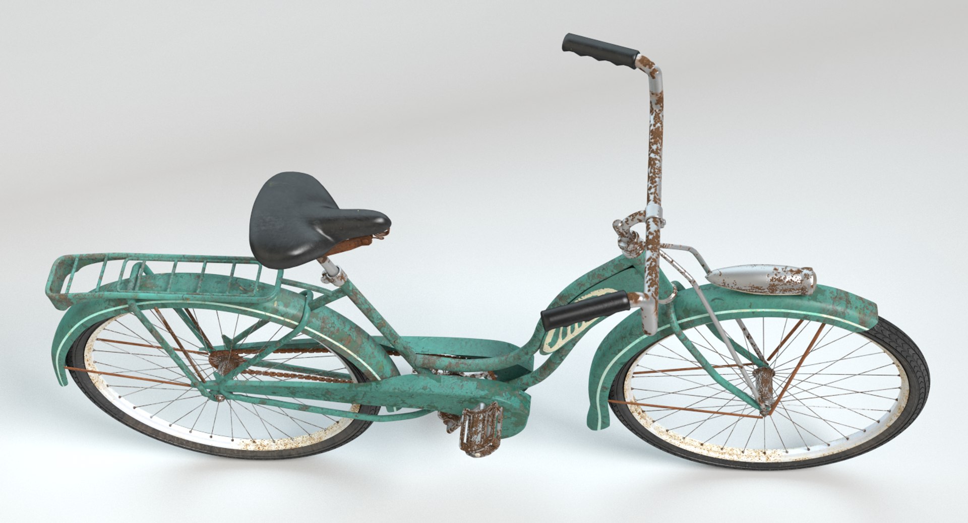 3d Old Bicycle Model
