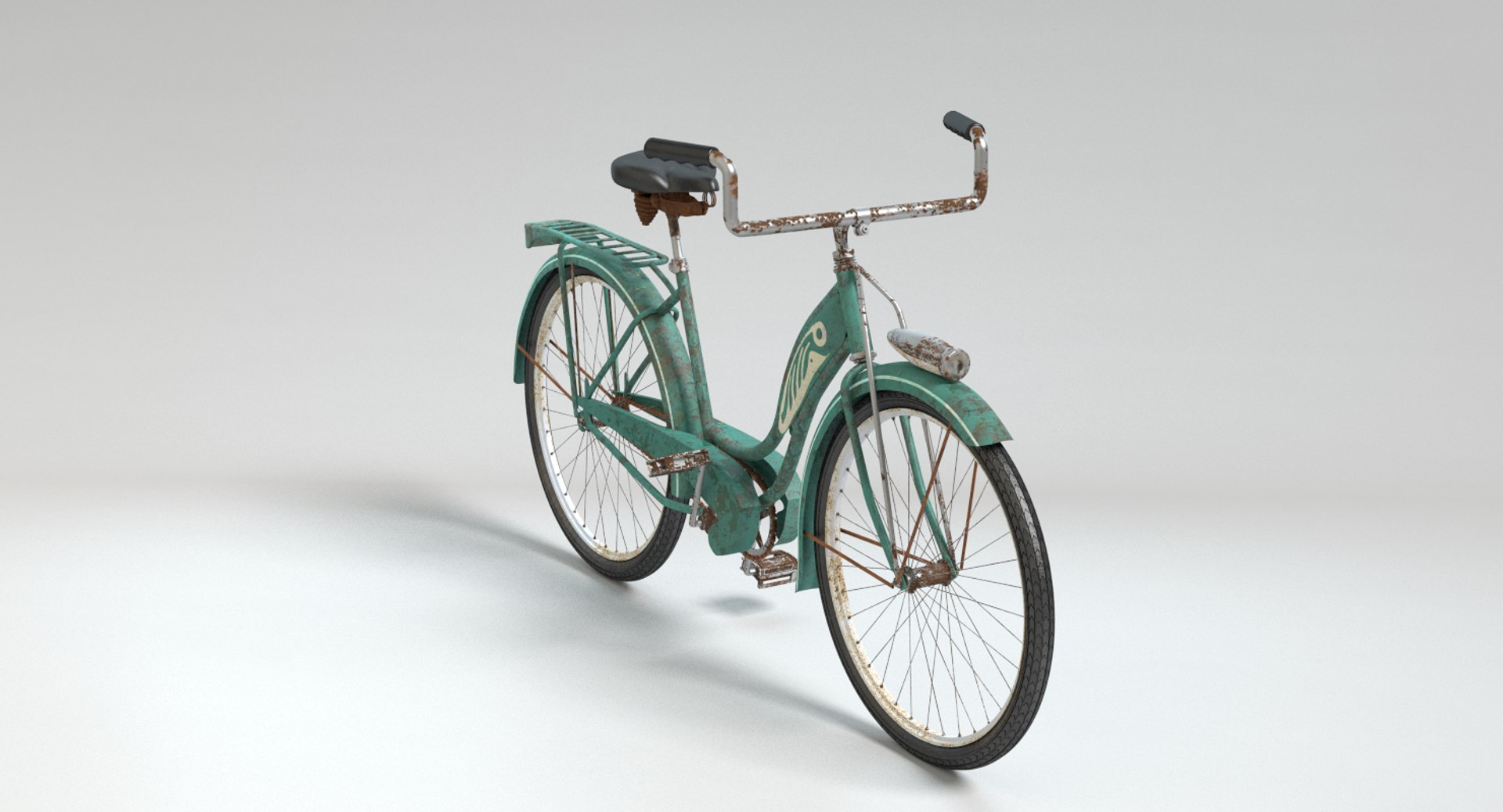 3d Old Bicycle Model