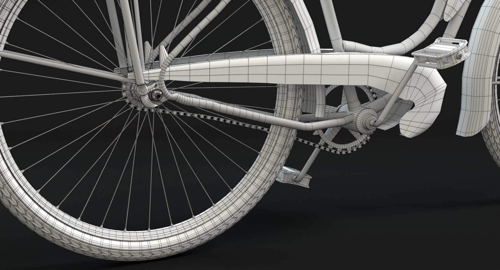 3d Old Bicycle Model