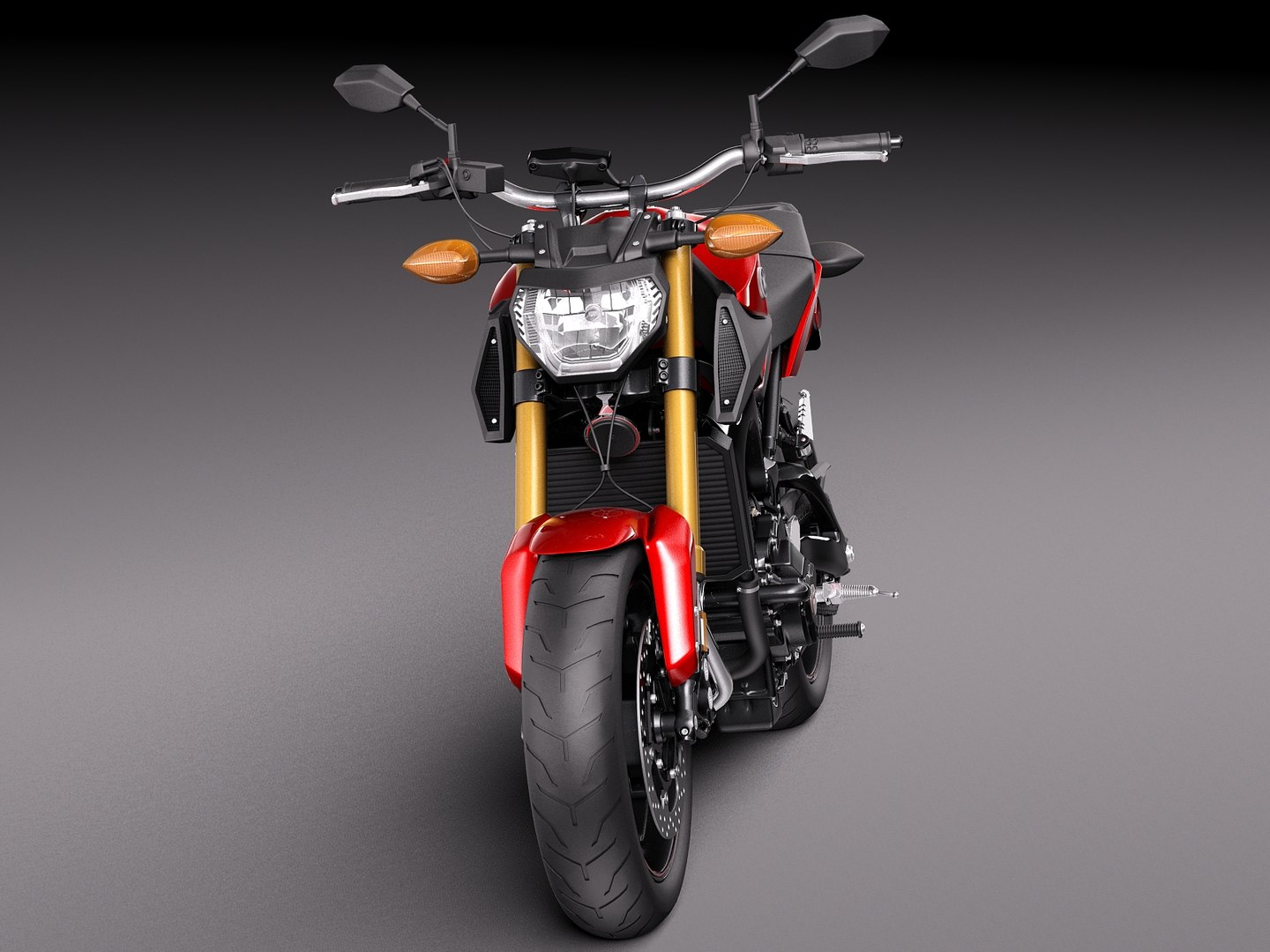 2016 Yamaha Fz 3d Model