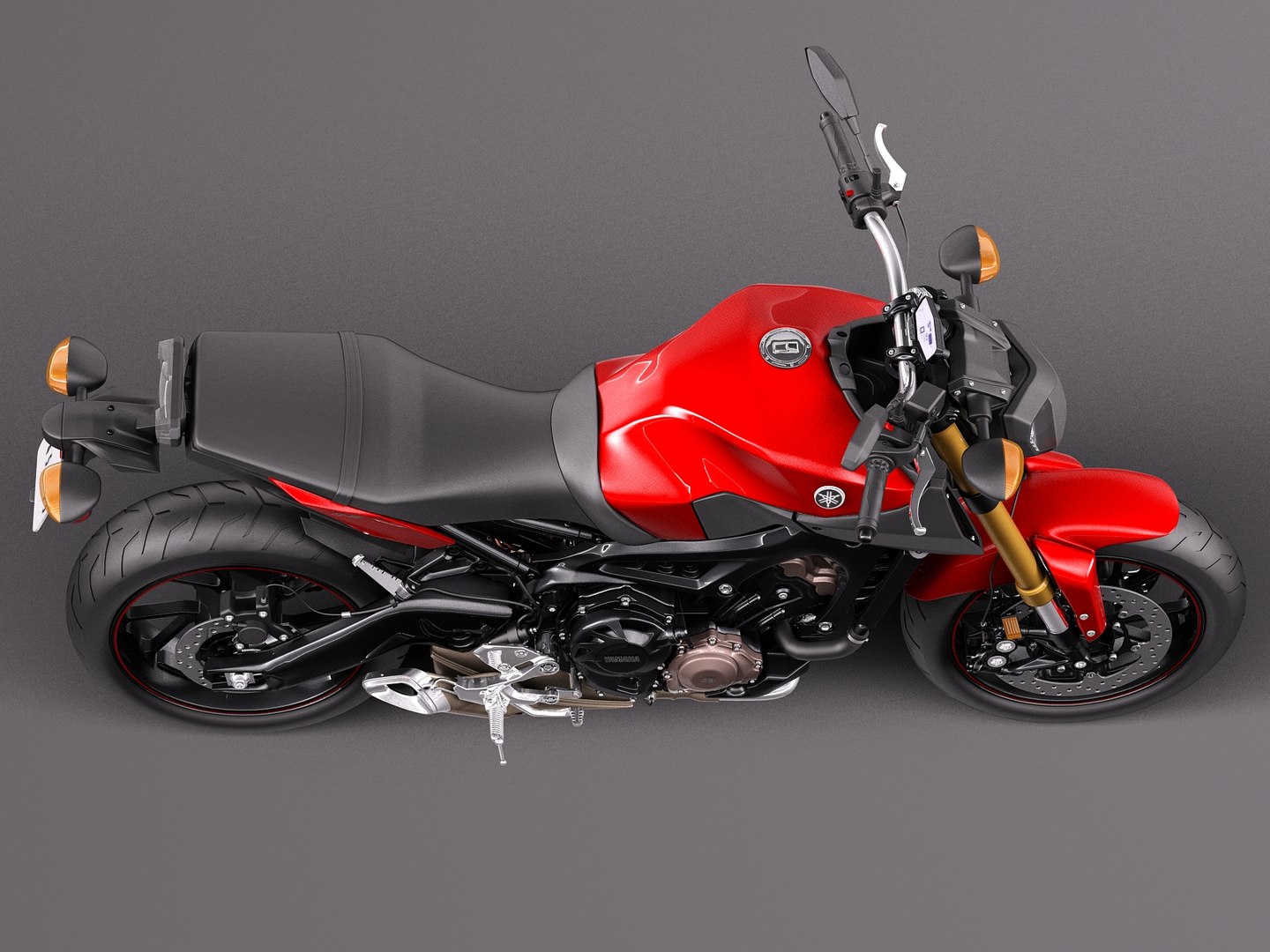 2016 Yamaha Fz 3d Model