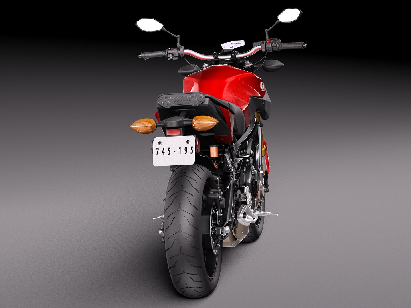 2016 Yamaha Fz 3d Model