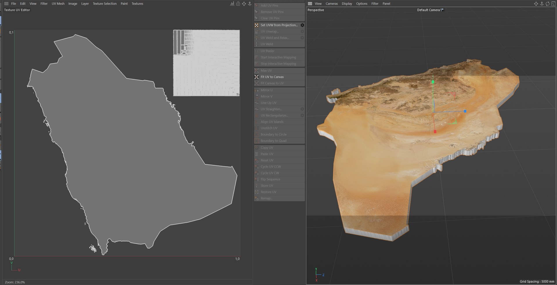 Saudi Arabia Terrain Map Model - TurboSquid 2336710