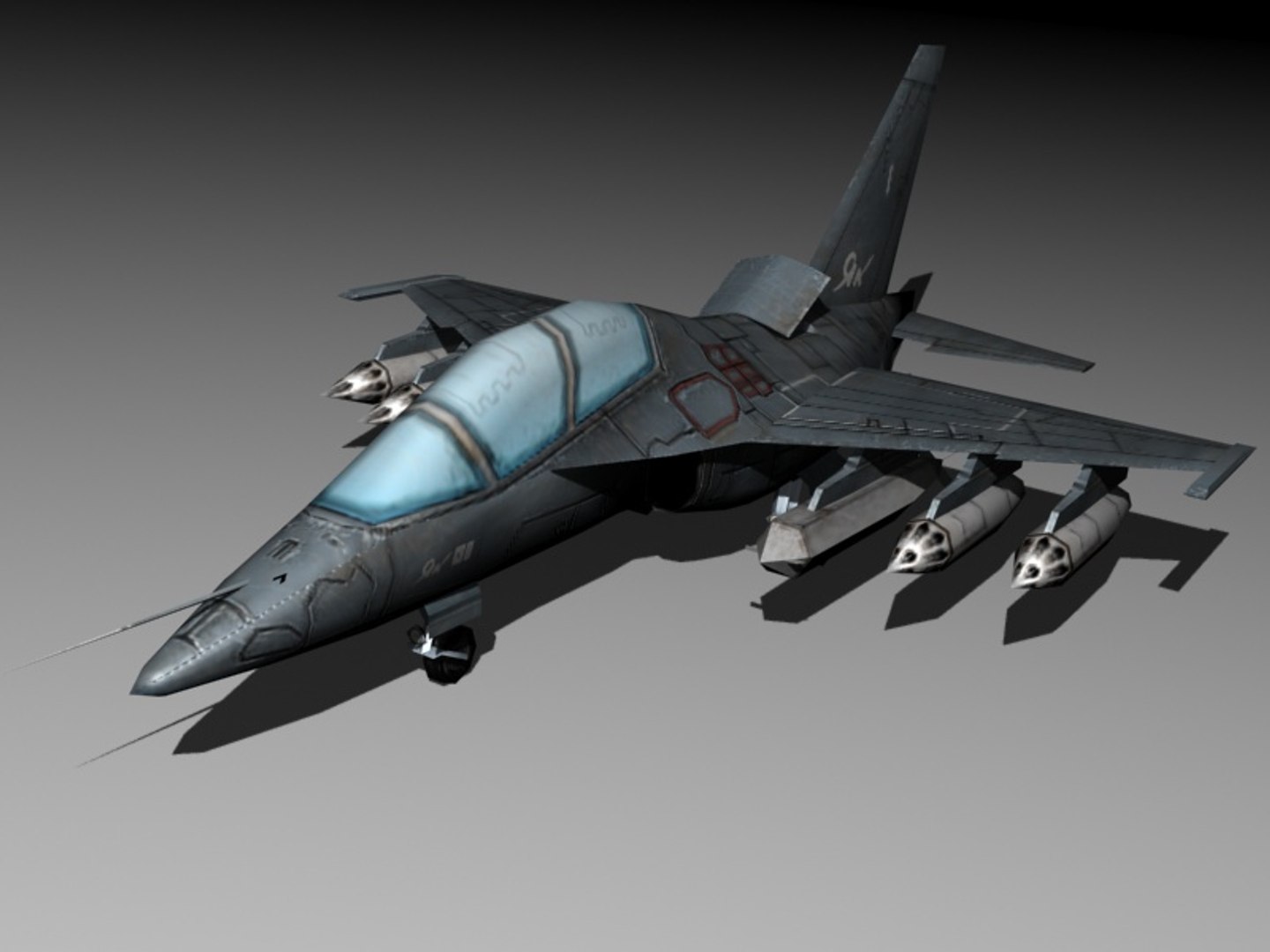 Russian Aircraft 3d Model