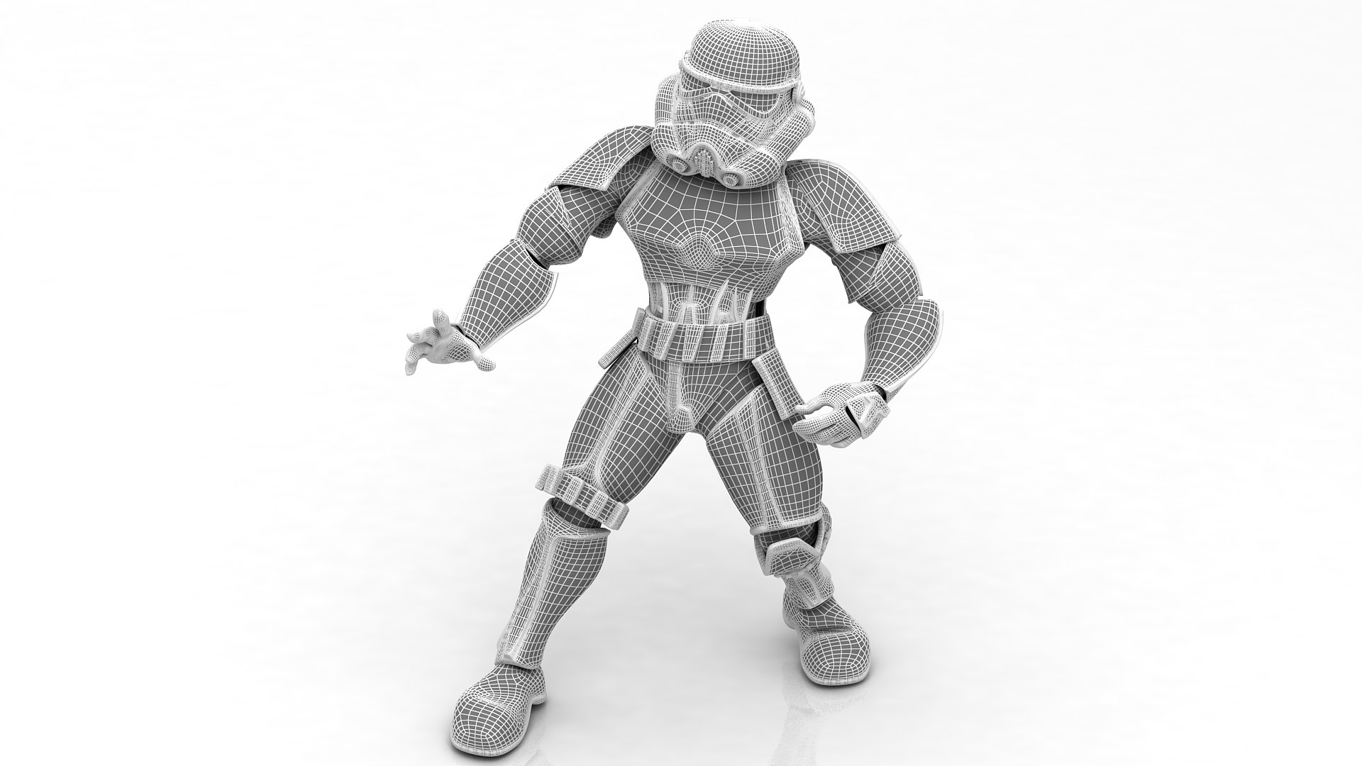 Star Wars Stormtrooper 3D Model - TurboSquid 1618529