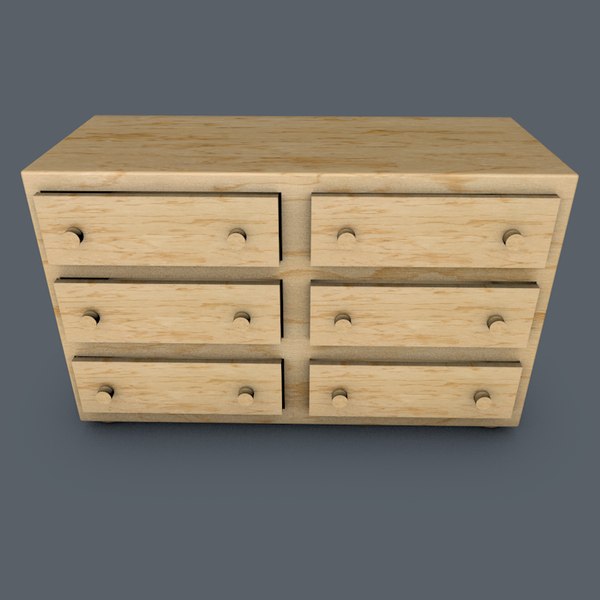 Chest drawers 3D model - TurboSquid 1443733