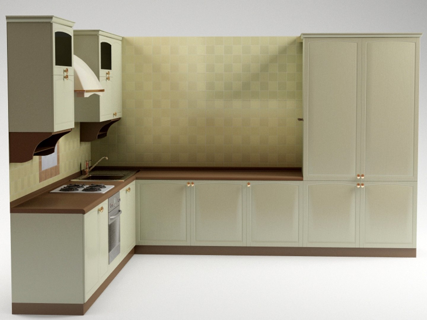 3d Model Kitchen Kantry