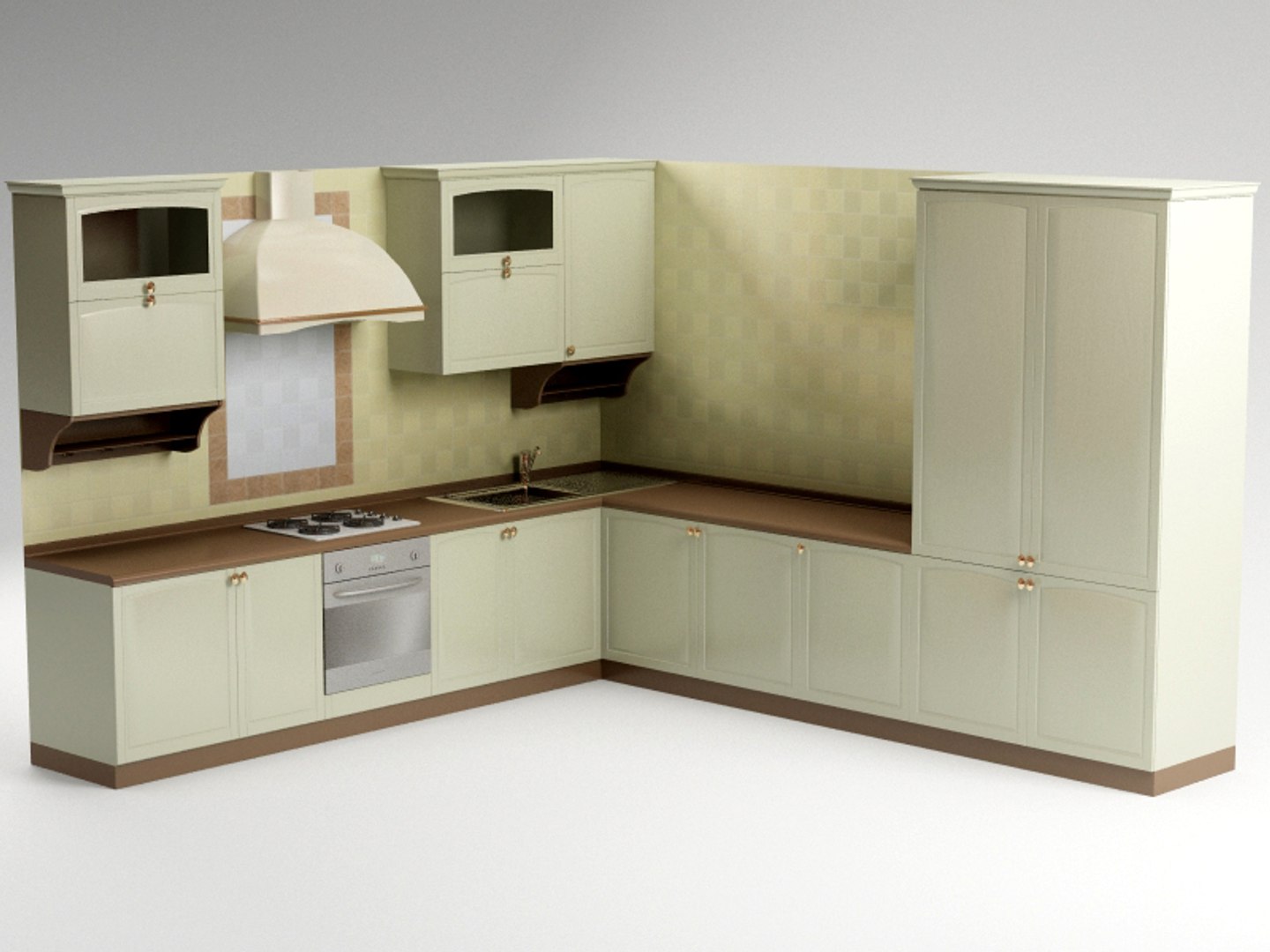 3d Model Kitchen Kantry