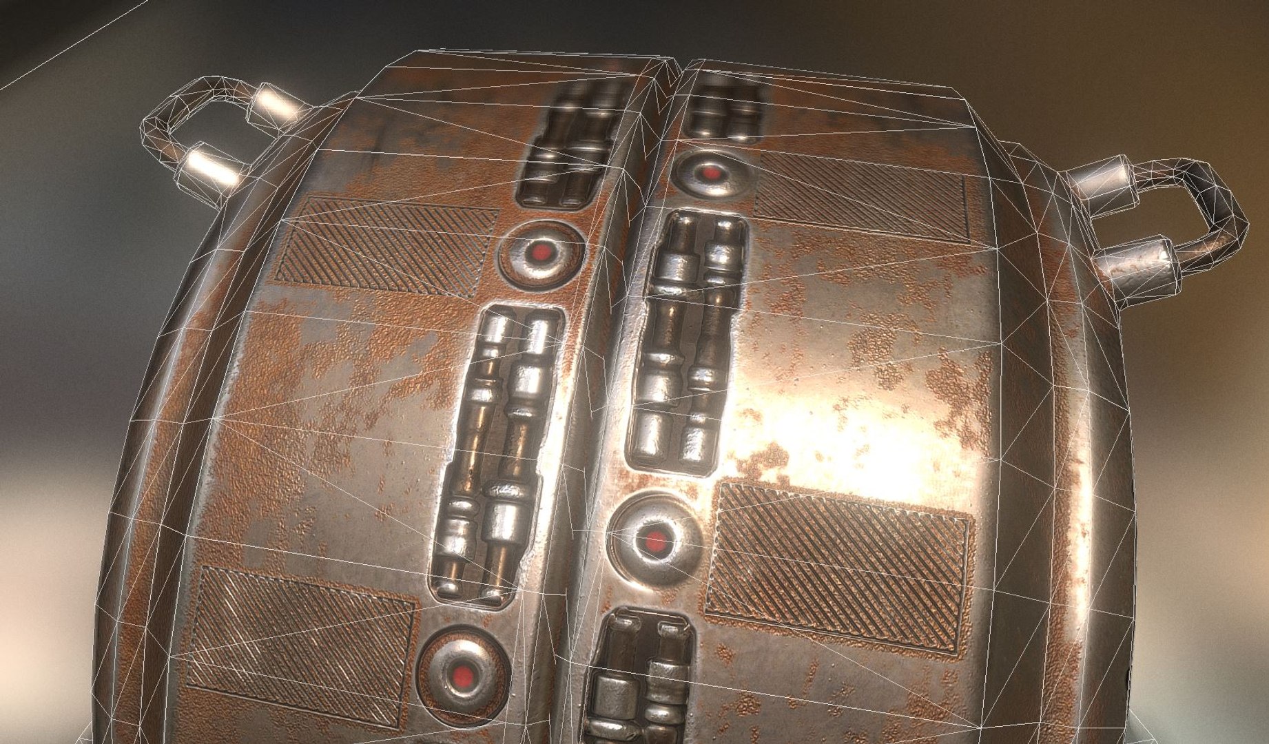 Rusty Version Ai Control 3d Model