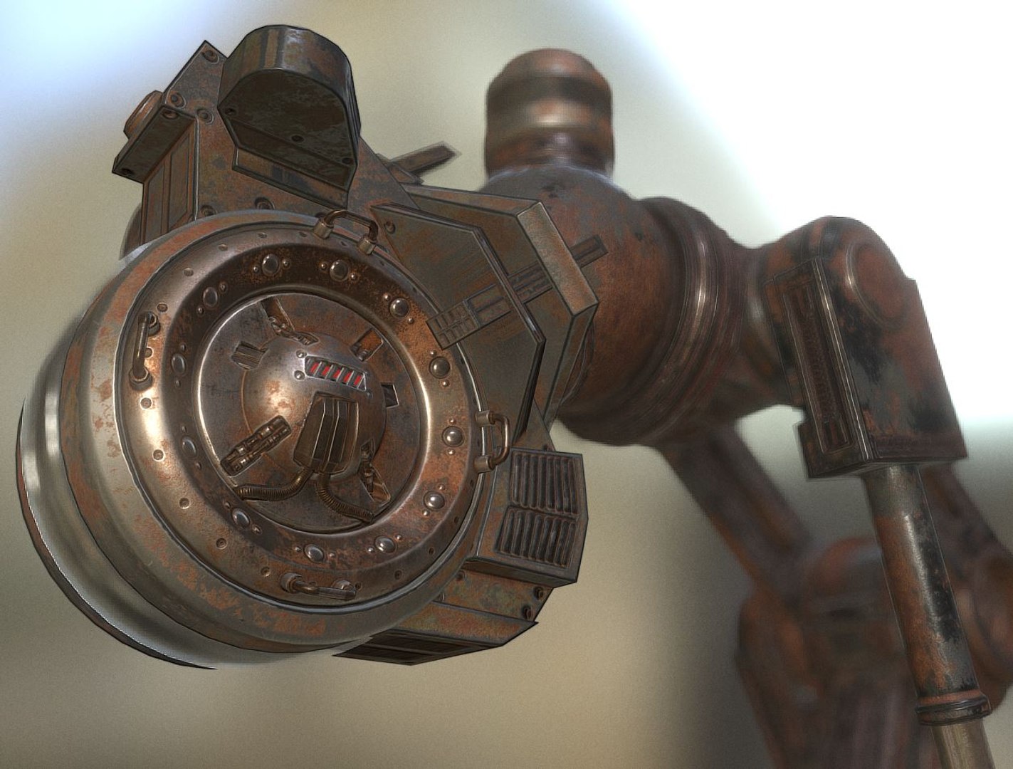 Rusty Version Ai Control 3d Model