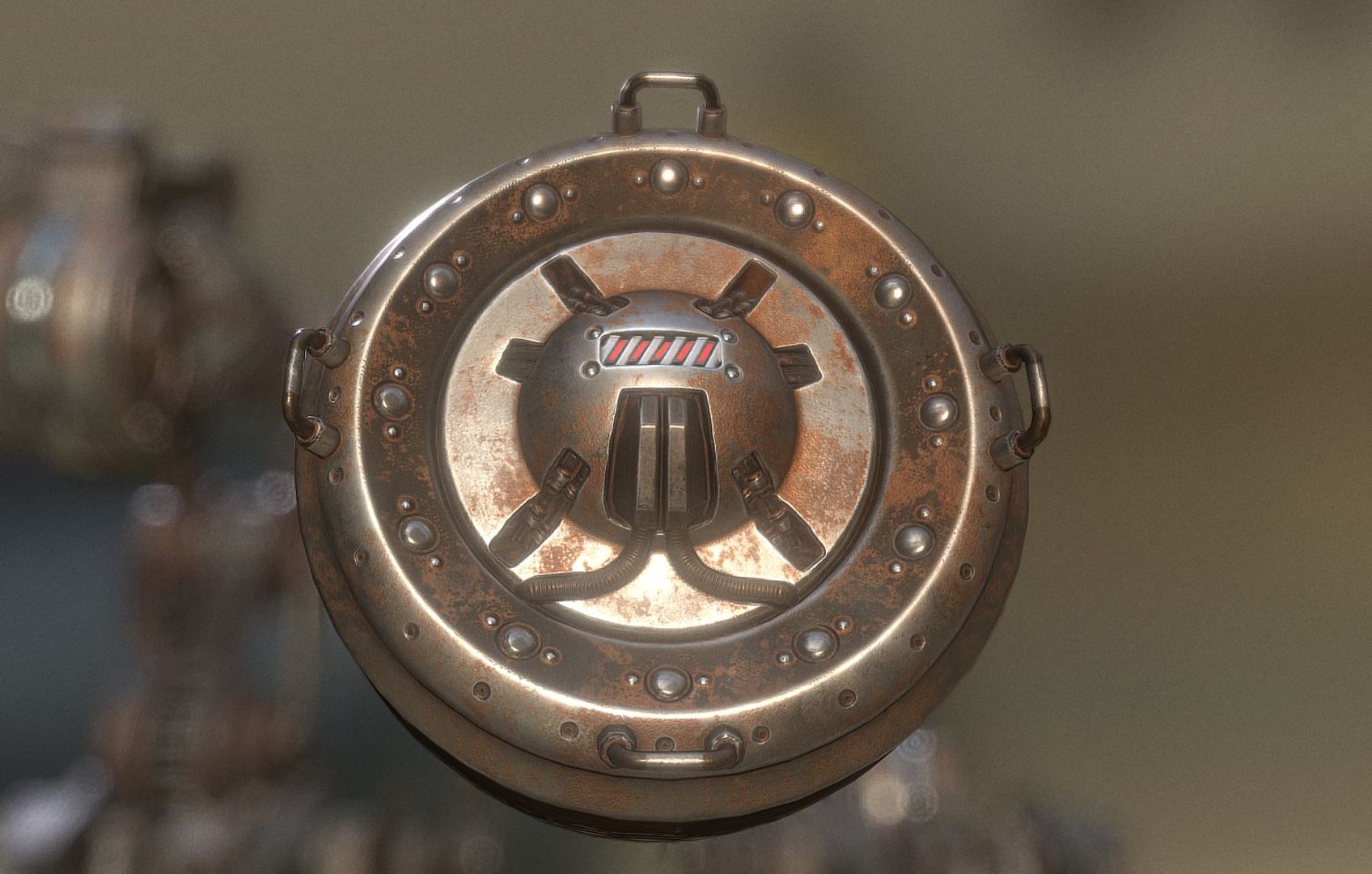 Rusty Version Ai Control 3d Model