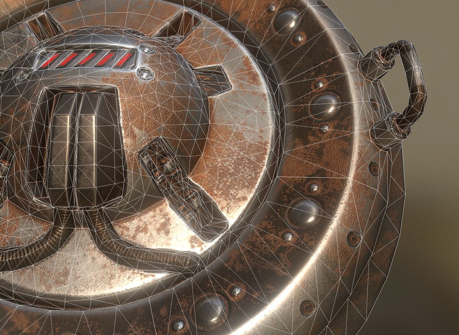 Rusty Version Ai Control 3d Model