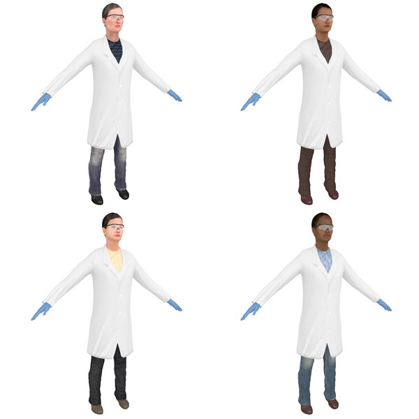 3D Scientist Models | TurboSquid