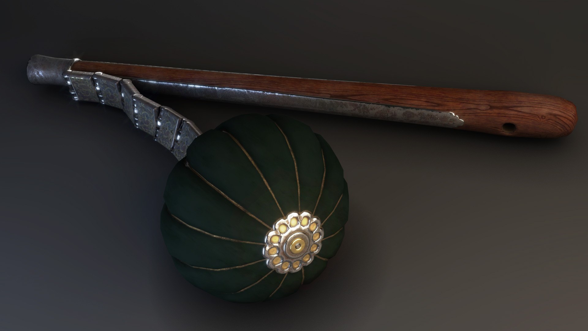 Medieval Ottoman Chain Mace model - TurboSquid 2125993