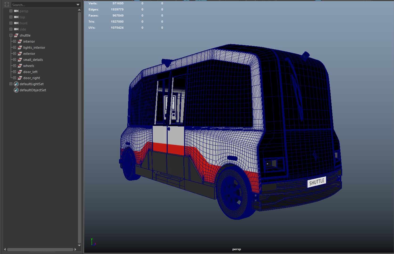 3D model selfdriving shuttle bus - TurboSquid 1606701