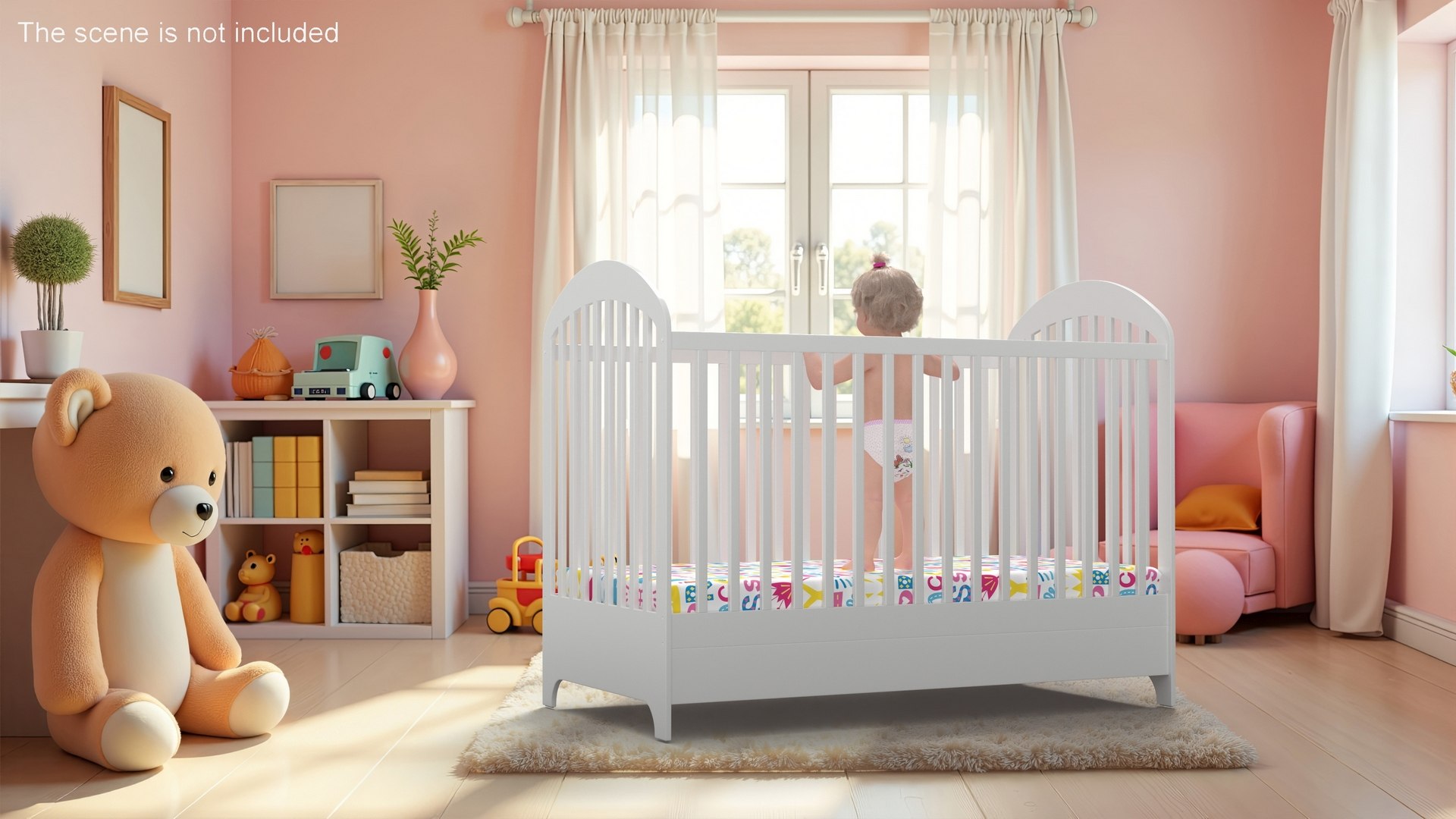 Little Girl In Bed Standing Fur Model - TurboSquid 2292224