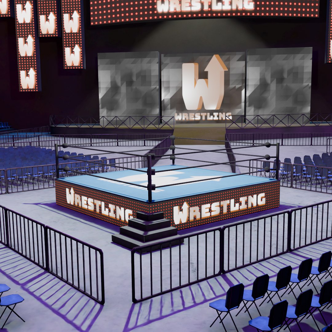 VR Wrestling Ring 3D - TurboSquid 2153718
