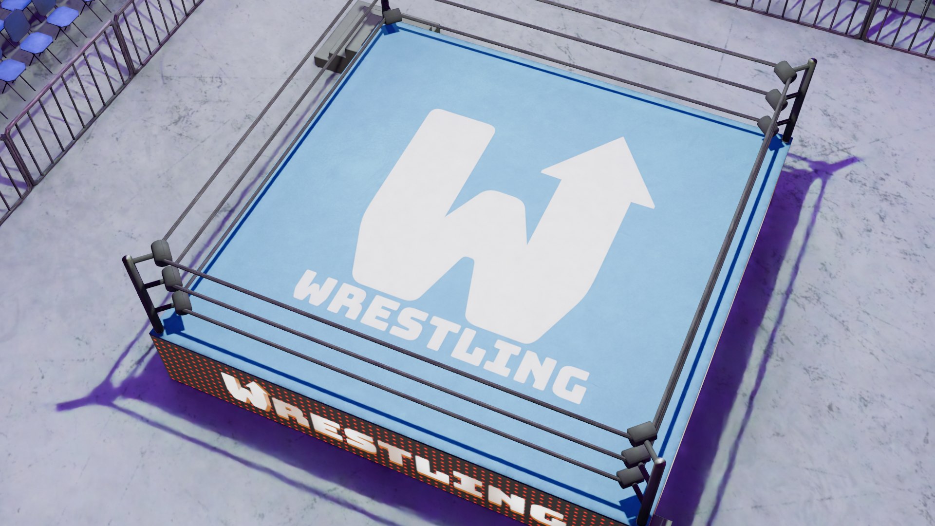 VR Wrestling Ring 3D - TurboSquid 2153718